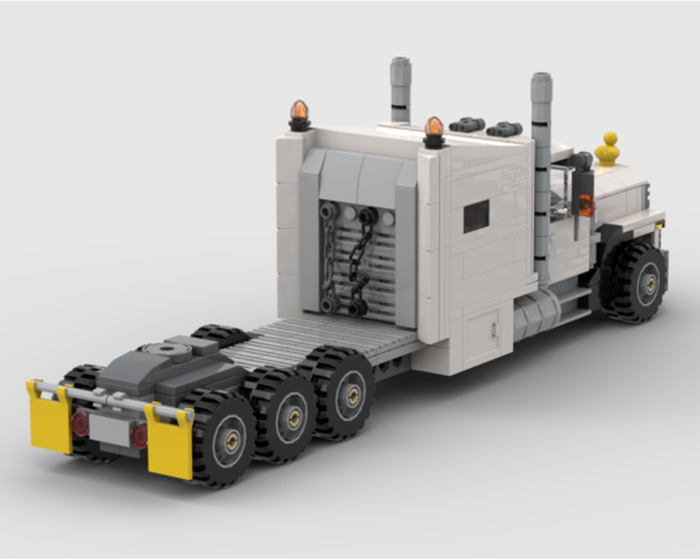 LEGO MOC Semi Truck (Triple Axle, Sleeper Cab) by Caroholic ...