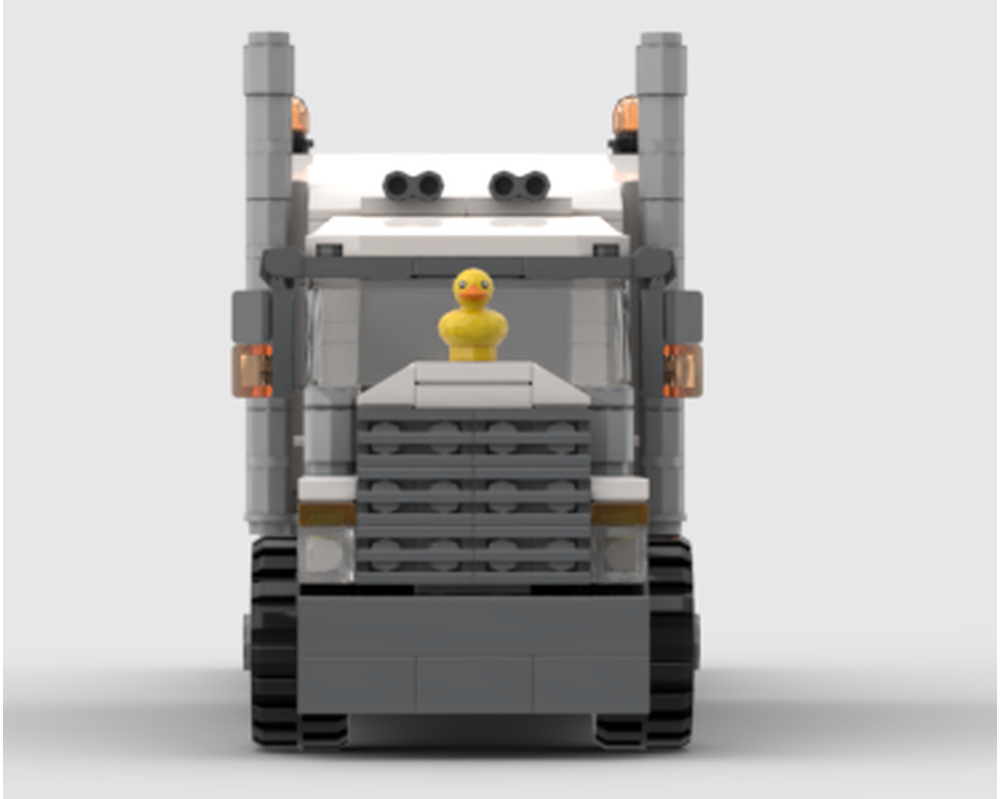 LEGO MOC Semi Truck (Triple Axle, Sleeper Cab) by Caroholic ...
