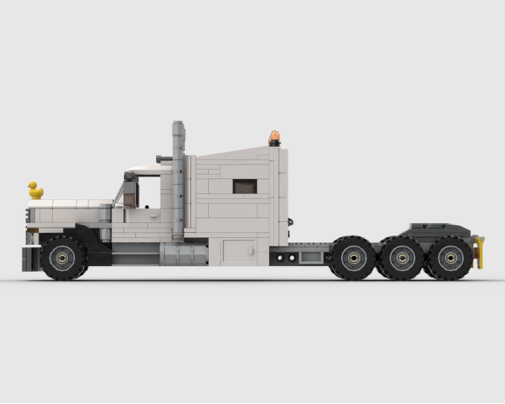 LEGO MOC Semi Truck (Triple Axle, Sleeper Cab) by Caroholic ...