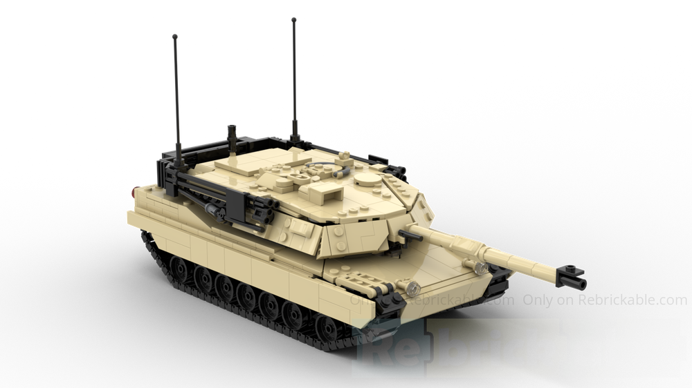 LEGO MOC M1A1 Abrams by ziggf | Rebrickable - Build with LEGO