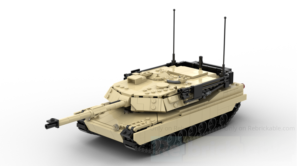 LEGO MOC M1A1 Abrams by ziggf | Rebrickable - Build with LEGO