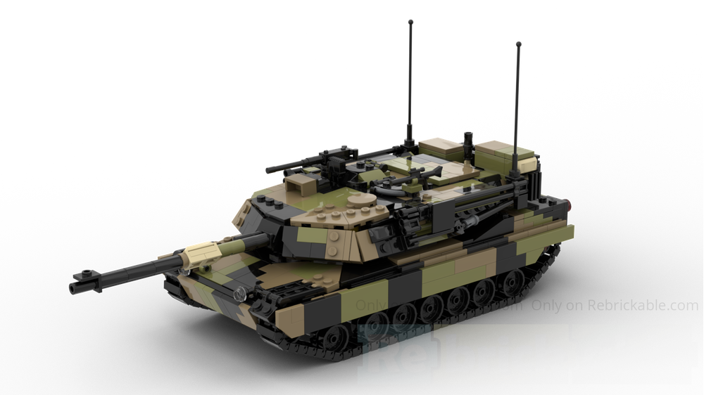 LEGO MOC M1A1 Abrams by ziggf | Rebrickable - Build with LEGO