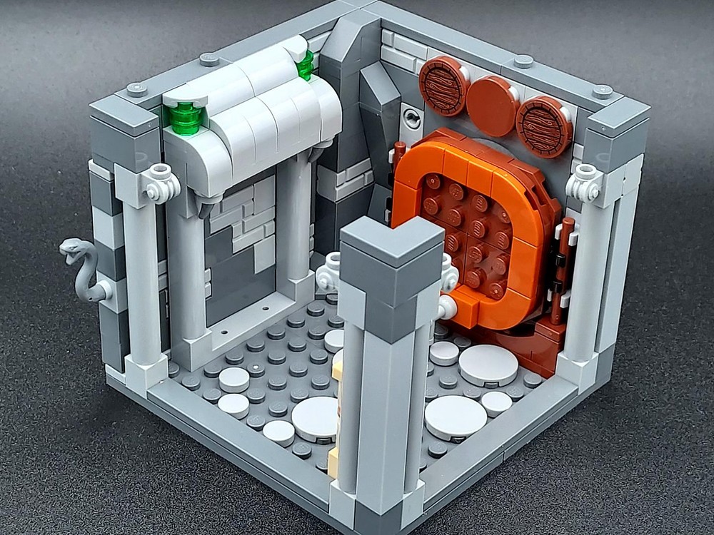LEGO MOC Slytherin & Hufflepuff Entrances by TrevorToad | Rebrickable ...