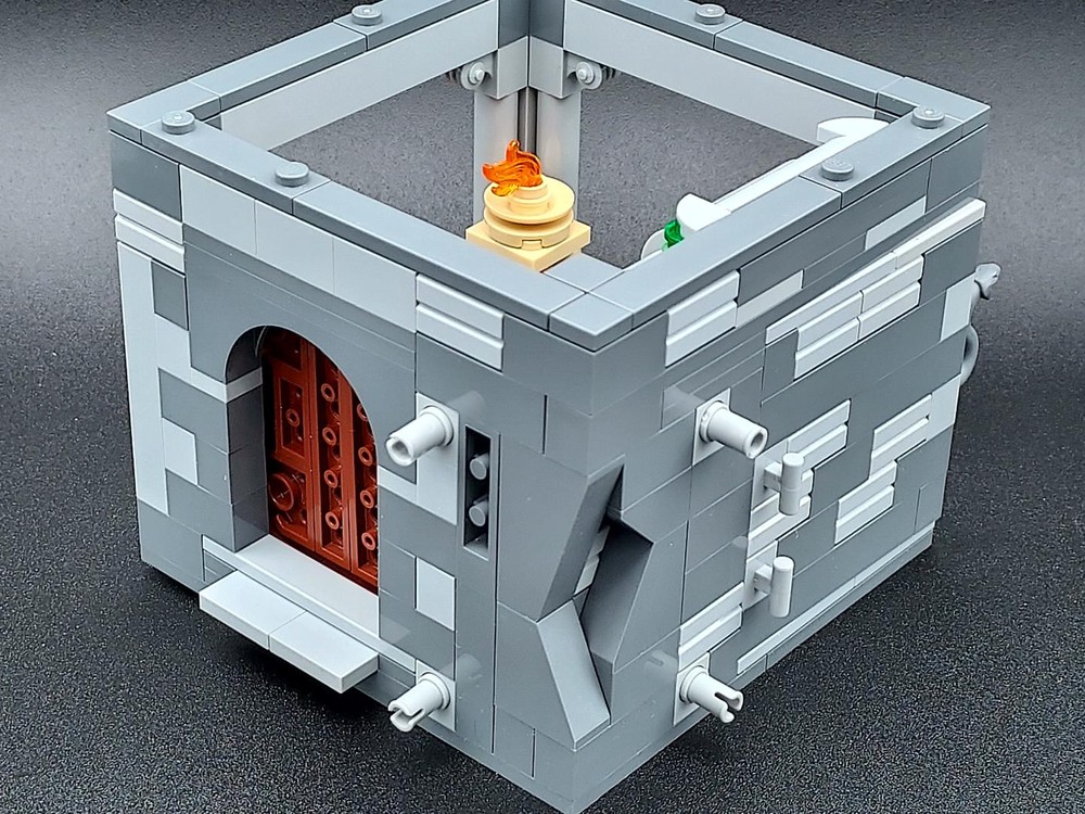 LEGO MOC Slytherin & Hufflepuff Entrances by TrevorToad | Rebrickable ...