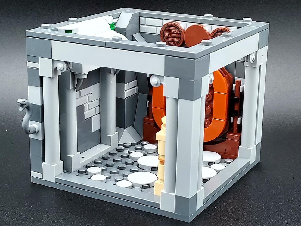 LEGO MOC Slytherin & Hufflepuff Entrances by TrevorToad | Rebrickable ...