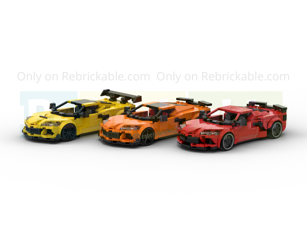LEGO MOC Chevrolet Corvette C8 bundle by Taters | Rebrickable - Build ...