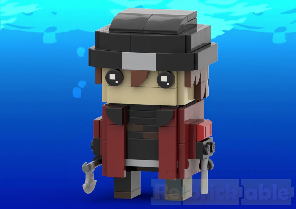 LEGO MOC-211466 Shinjiro Aragaki BrickHead - Persona 3 Reload by ...