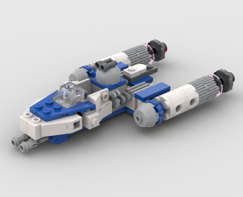 LEGO MOC Rex's Cooler Y-Wing by Oishi | Rebrickable - Build with LEGO