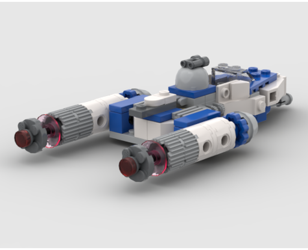 LEGO MOC Rex's Cooler Y-Wing by Oishi | Rebrickable - Build with LEGO
