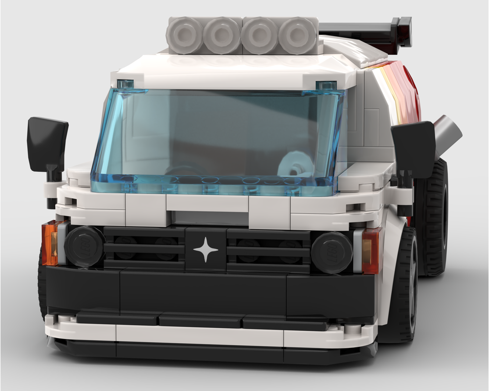 LEGO MOC 1982 Toyota HiAce Custom 'Carmine' by toms8wides | Rebrickable ...