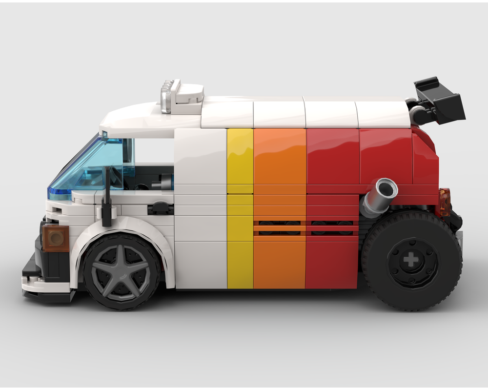 LEGO MOC 1982 Toyota HiAce Custom 'Carmine' by toms8wides | Rebrickable ...