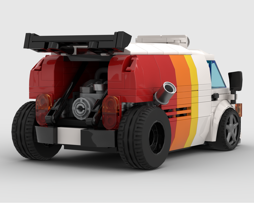 LEGO MOC 1982 Toyota HiAce Custom 'Carmine' by toms8wides | Rebrickable ...