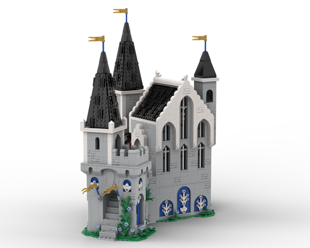 LEGO MOC white dragons castle by penguin_bobo | Rebrickable - Build with LEGO