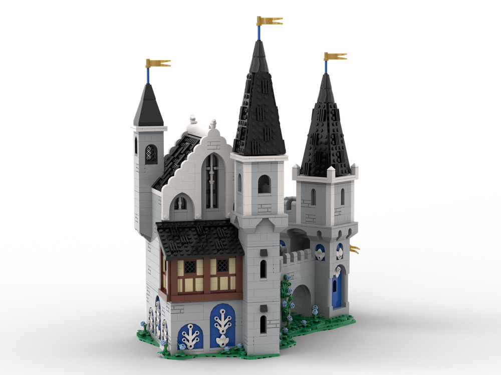 LEGO MOC-211489 white dragons castle by penguin_bobo | Rebrickable ...