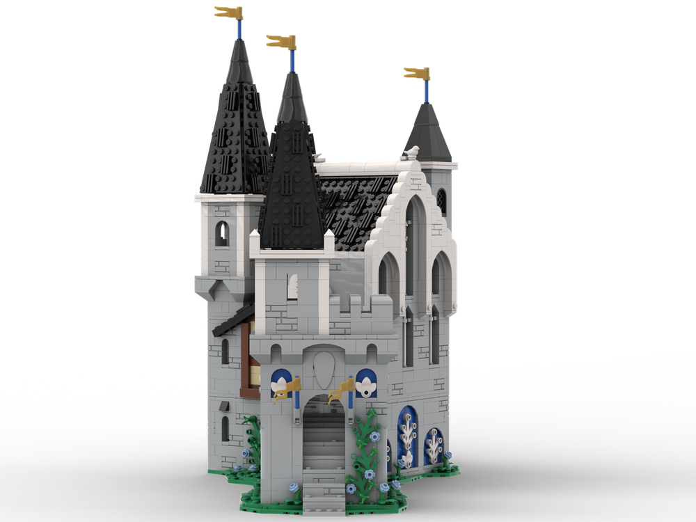 LEGO MOC-211489 white dragons castle by penguin_bobo | Rebrickable ...