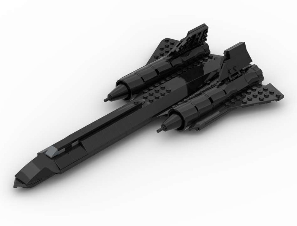 LEGO MOC SR-71 Blackbird (1/110 scale) by Vincent W | Rebrickable ...