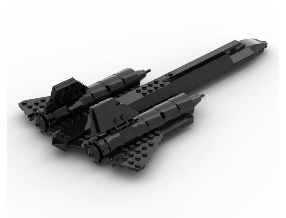 LEGO MOC SR-71 Blackbird (1/110 scale) by Vincent W | Rebrickable ...
