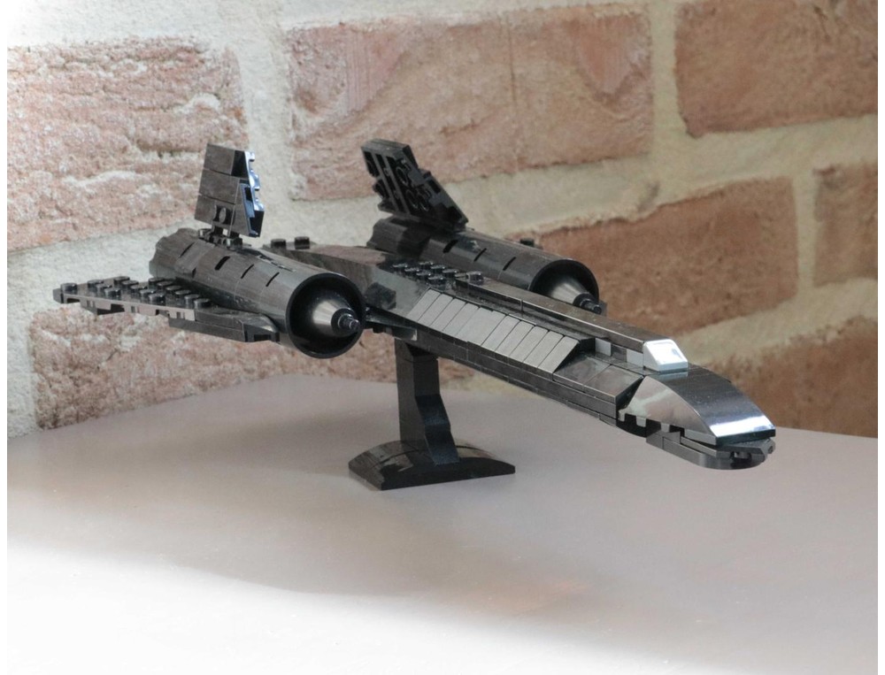 LEGO MOC SR-71 Blackbird (1/110 scale) by Vincent W | Rebrickable ...