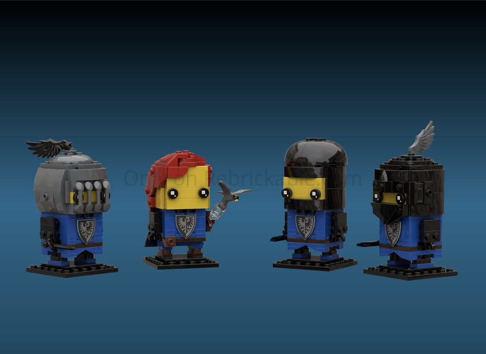 LEGO MOC Black Falcon knights Brickheadz bundle by raguidel ...