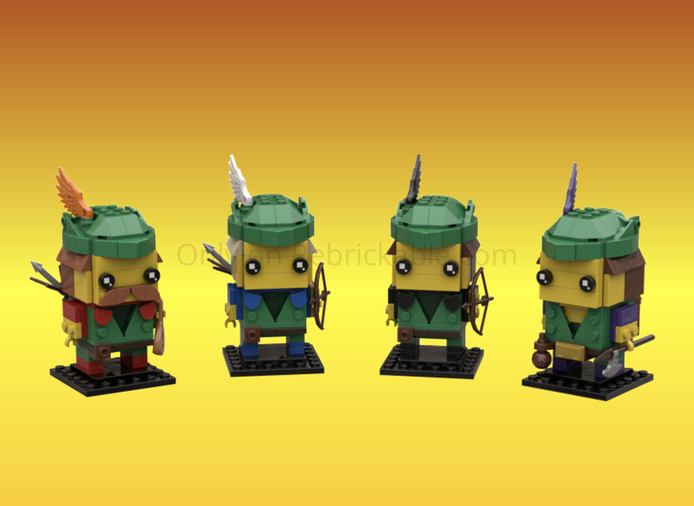 LEGO MOC Forestmen Brickheadz bundle by raguidel | Rebrickable - Build ...