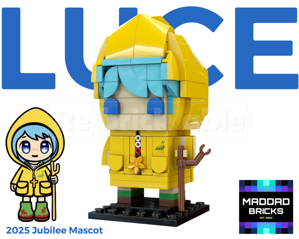 LEGO MOC Luce - 2025 Jubilee Mascot by MadDadBricks | Rebrickable - Build with LEGO