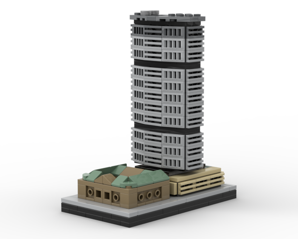 LEGO MOC 1:2000 MetLife Building + Grand Central Station by IdiotPolo ...