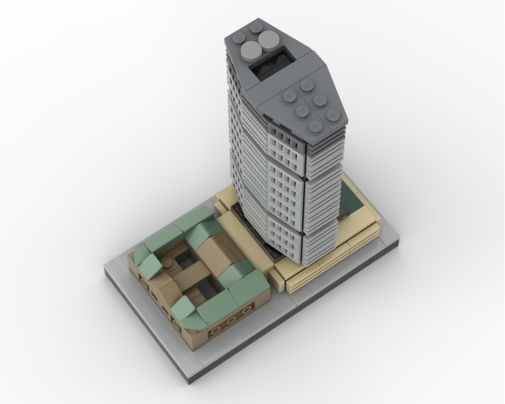 LEGO MOC 1:2000 MetLife Building + Grand Central Station by IdiotPolo ...