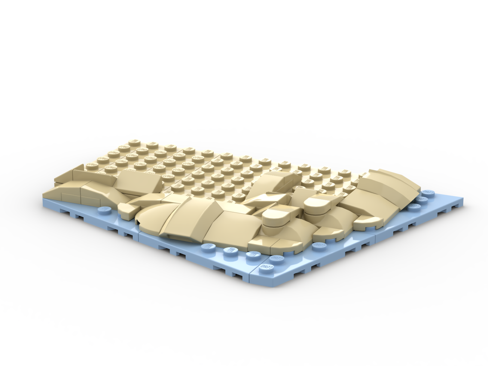 LEGO MOC Beach Shore by BrickAndBuildsI | Rebrickable - Build with LEGO