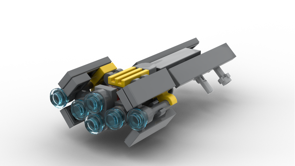 LEGO MOC Helldivers 2 - Super Destroyer (micro-scale 1:2000) by ...