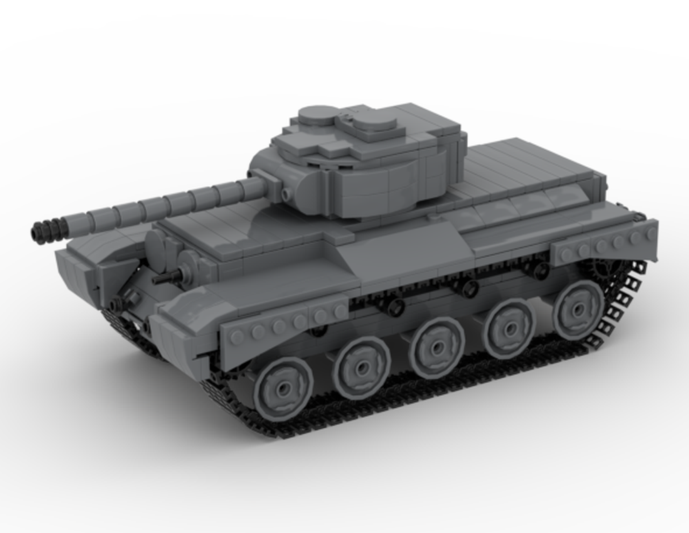 LEGO MOC A34 Comet by TheTanker | Rebrickable - Build with LEGO