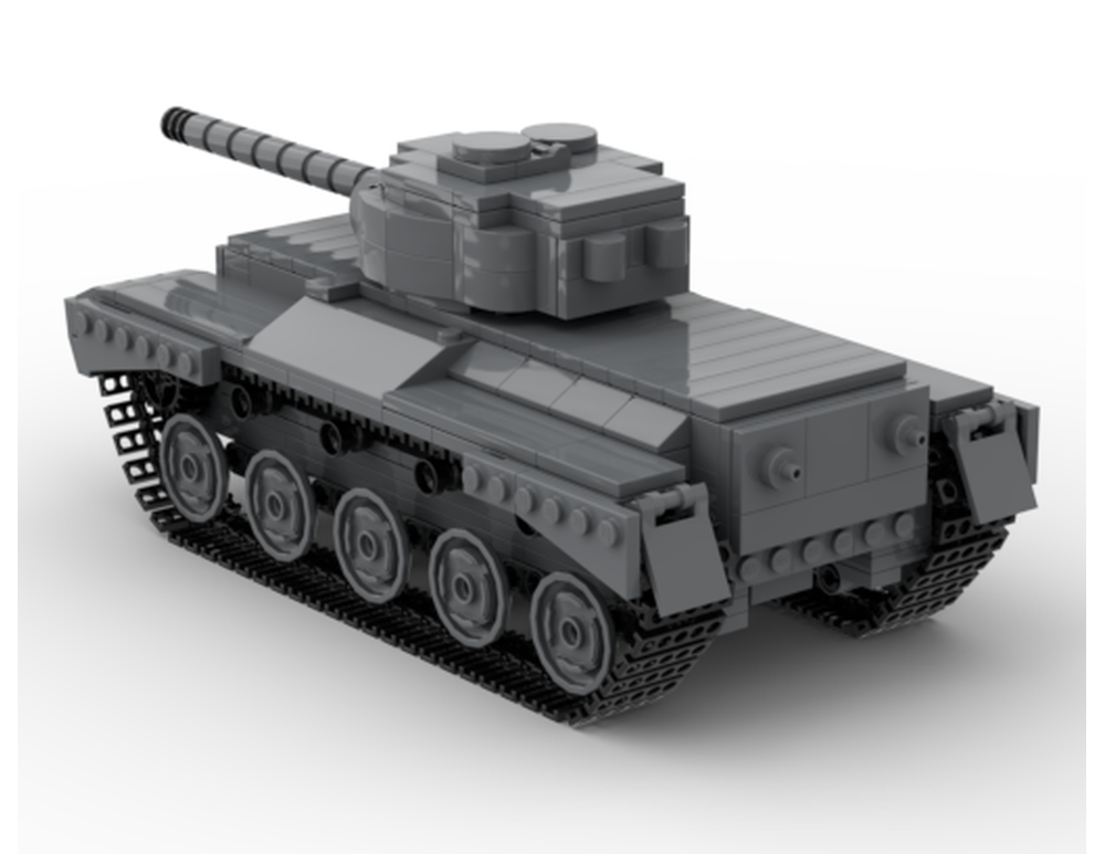 LEGO MOC A34 Comet by TheTanker | Rebrickable - Build with LEGO