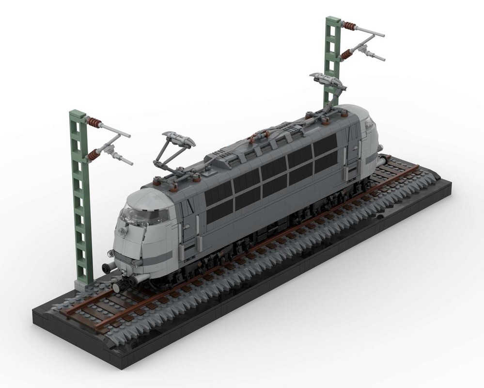 LEGO MOC German BR103 Locomotive (gray) by StudStation | Rebrickable ...