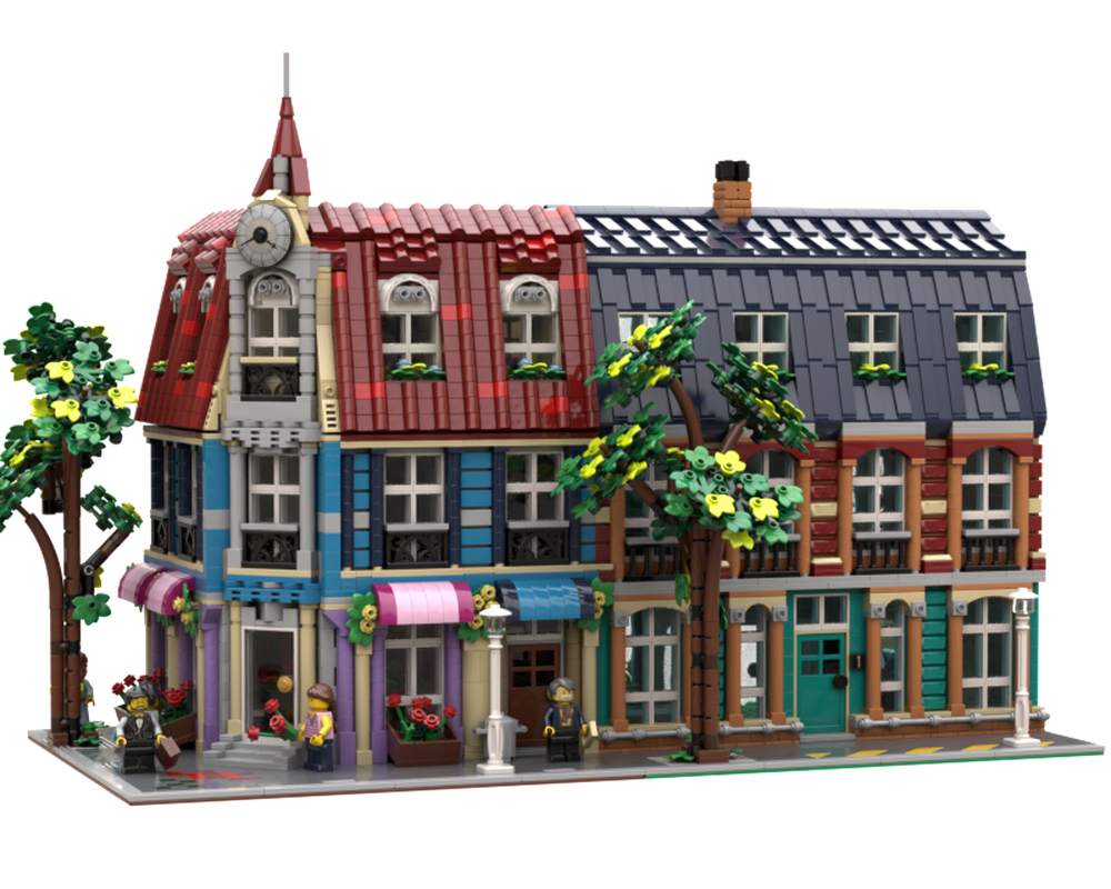 Lego Moc Modular School By Cegeha Elbe Rebrickable Build With Lego