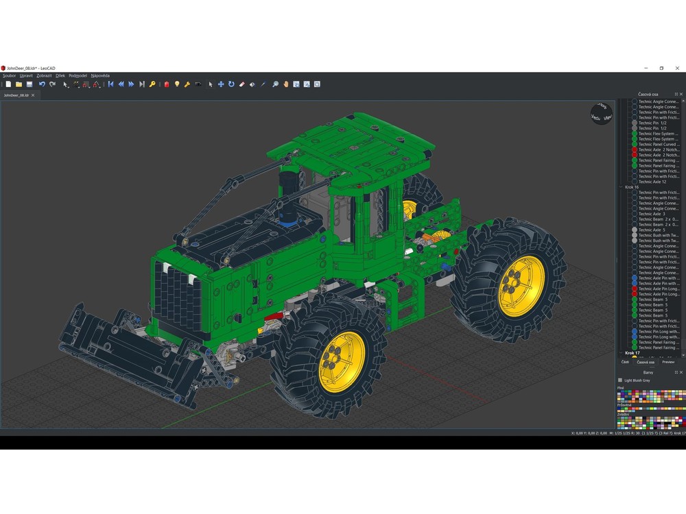 LEGO MOC LEGO 42157 - John Deere 948L-II Skidder – partially motorized ...