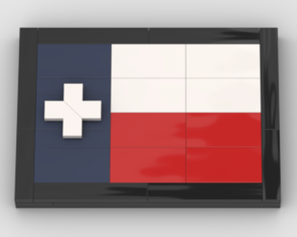 LEGO MOC Texas Flag Modification by Caroholic | Rebrickable - Build ...