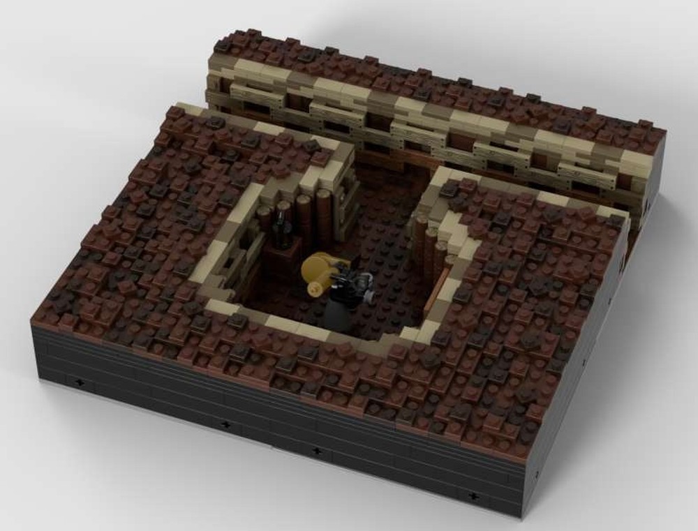LEGO MOC Modular Trench - AA Position by mikey2110 | Rebrickable ...