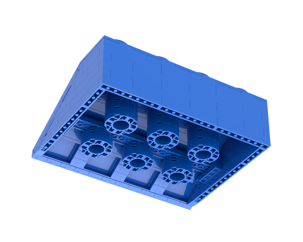 LEGO MOC Upscaled 3x4 33° slope by Briquoleur | Rebrickable - Build ...