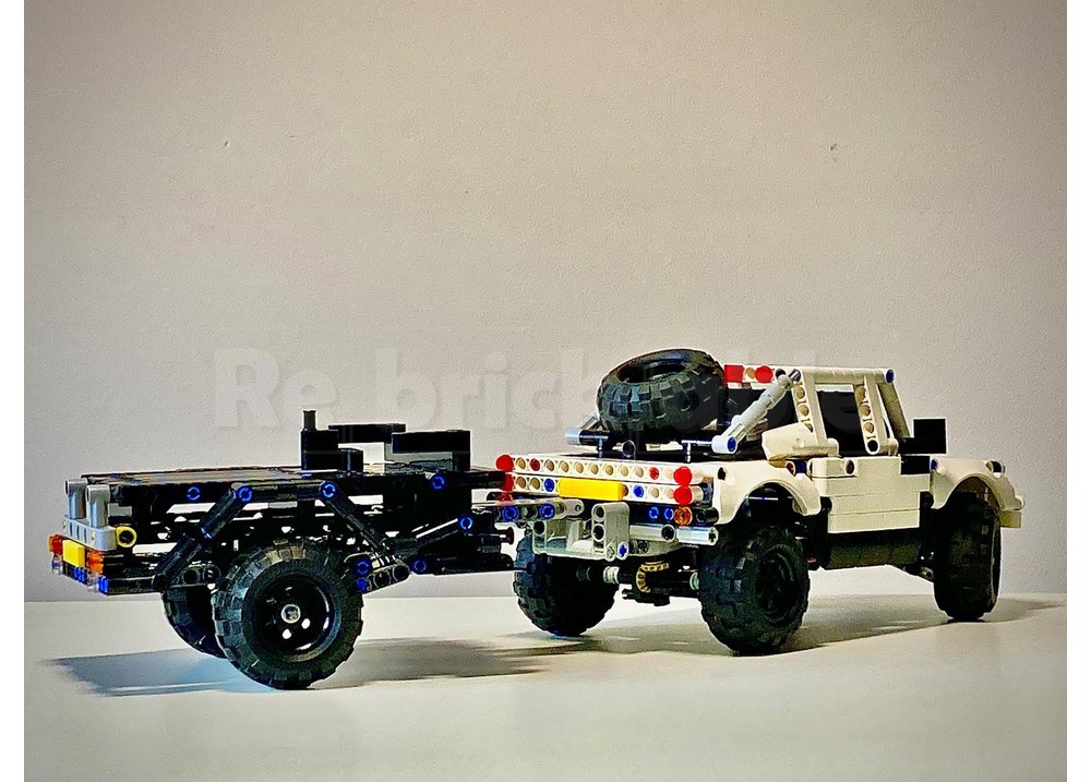 LEGO MOC-211618 RC FORD RANGER PRERUNNER + TRAILER by TECHNIC_RC_GARAGE ...
