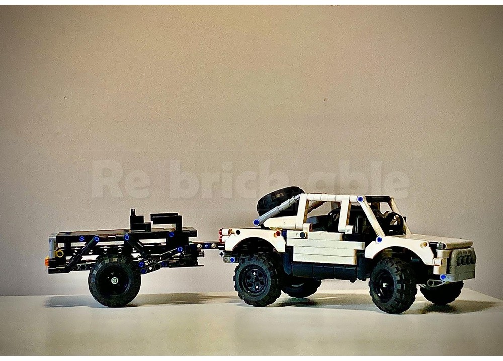 LEGO MOC-211618 RC FORD RANGER PRERUNNER + TRAILER by TECHNIC_RC_GARAGE ...
