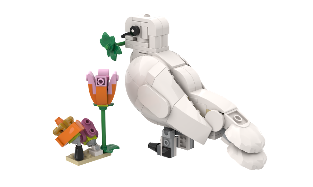 LEGO MOC White Dove by Jappelsap98 | Rebrickable - Build with LEGO