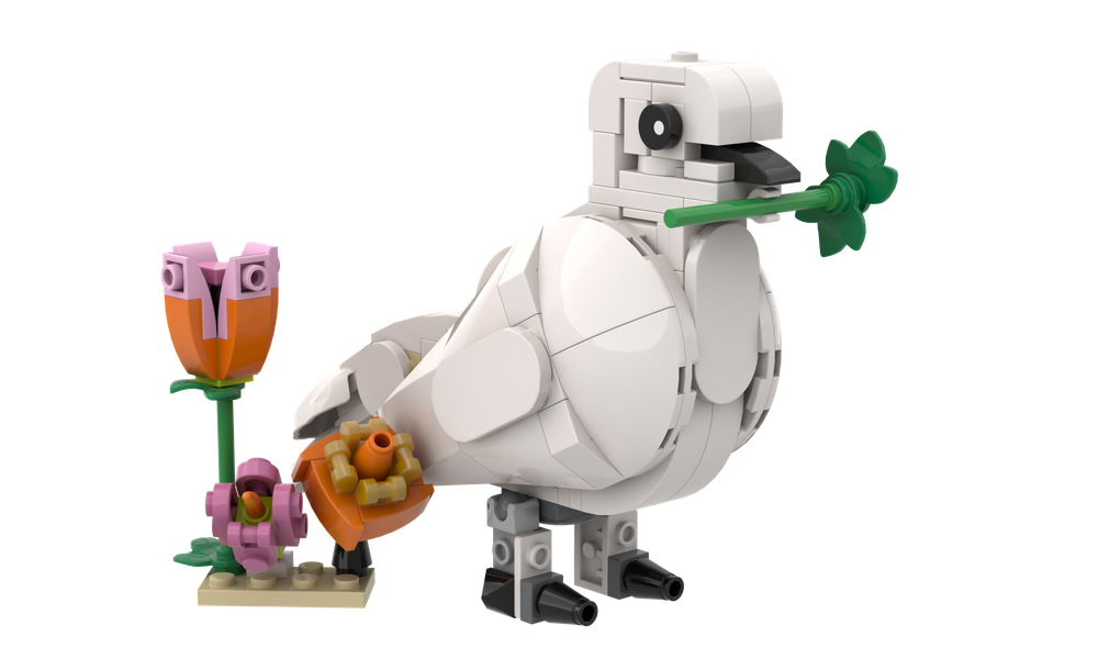 LEGO MOC White Dove by Jappelsap98 | Rebrickable - Build with LEGO