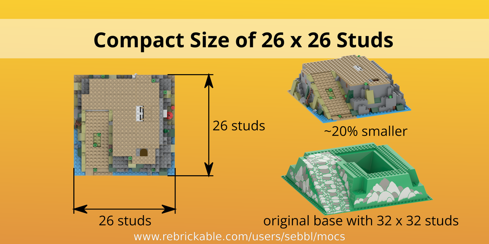Lego Moc 31120 Next Level Raised Baseplate By Sebbl Rebrickable