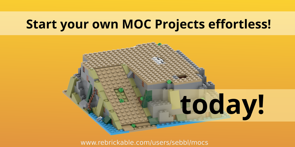 Lego Moc 31120 Next Level Raised Baseplate By Sebbl Rebrickable
