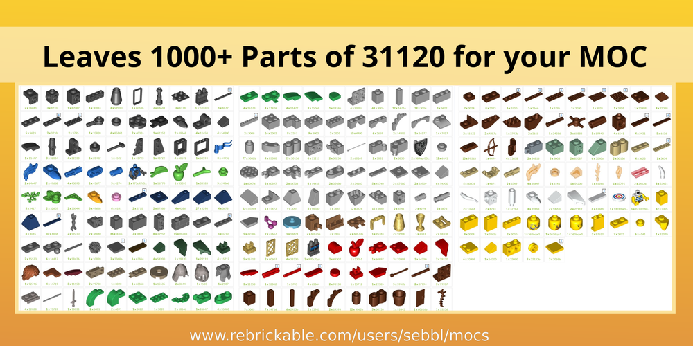 LEGO MOC 31120: Next Level Raised Baseplate by sebbl | Rebrickable ...
