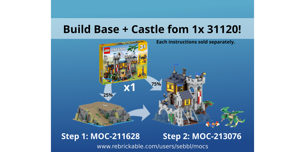 LEGO MOC 31120: Next Level Raised Baseplate by sebbl | Rebrickable ...