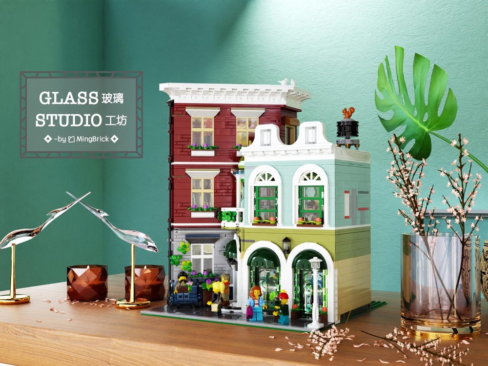 LEGO MOC Glass Studio by MingBrick | Rebrickable - Build with LEGO