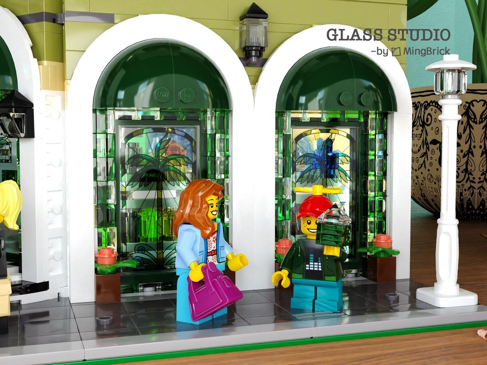 LEGO MOC Glass Studio by MingBrick | Rebrickable - Build with LEGO