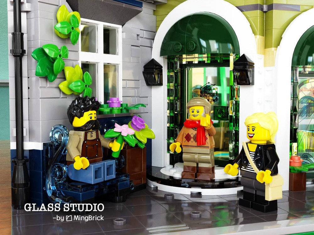 LEGO MOC Glass Studio by MingBrick | Rebrickable - Build with LEGO