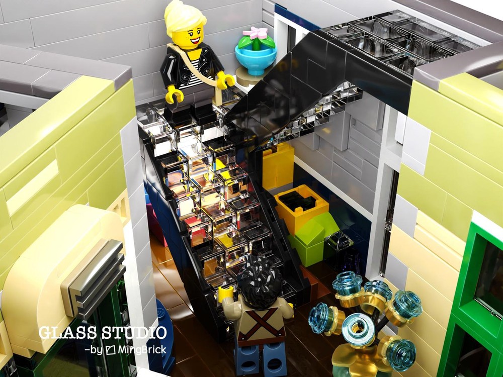 LEGO MOC Glass Studio by MingBrick | Rebrickable - Build with LEGO