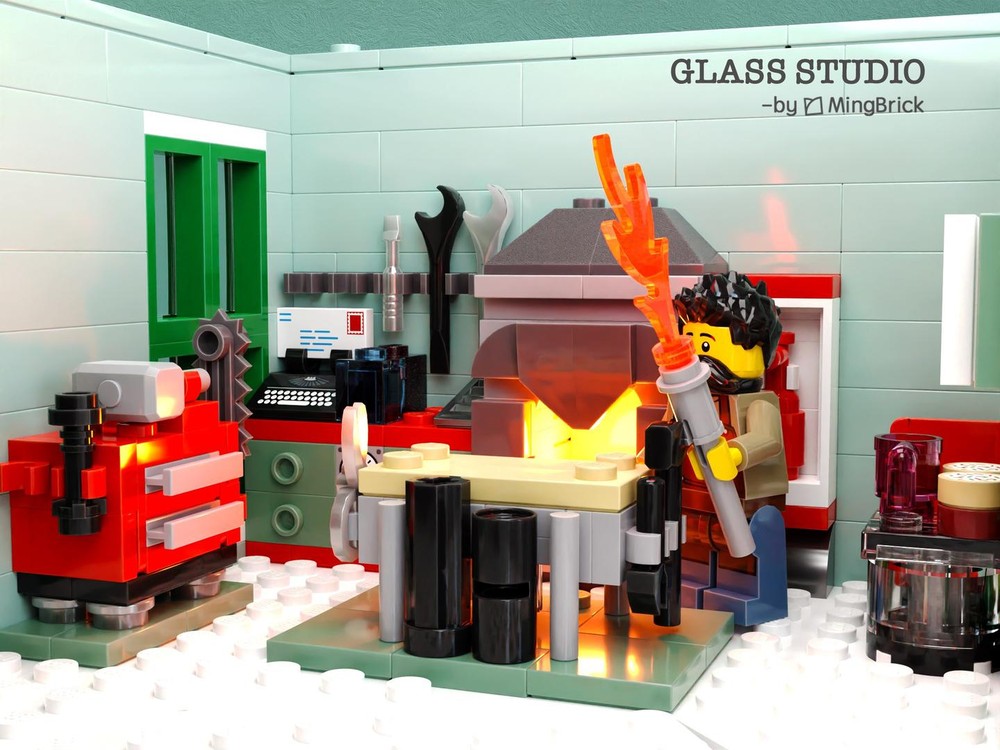 LEGO MOC Glass Studio by MingBrick | Rebrickable - Build with LEGO